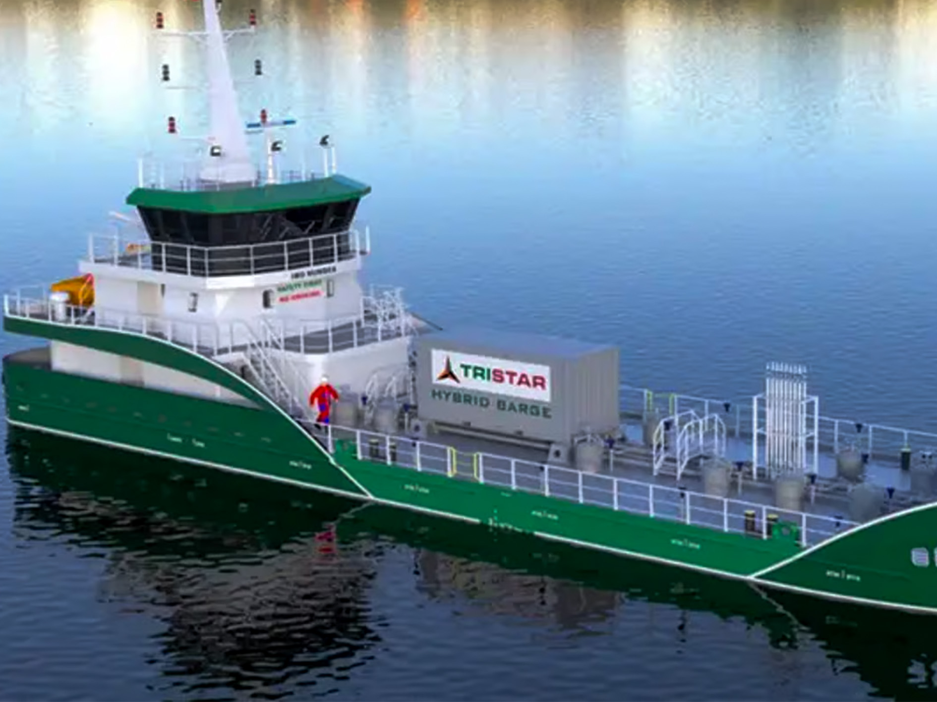 Tristar reveals the introduction of an Electric Bunkering Vessel for ...
